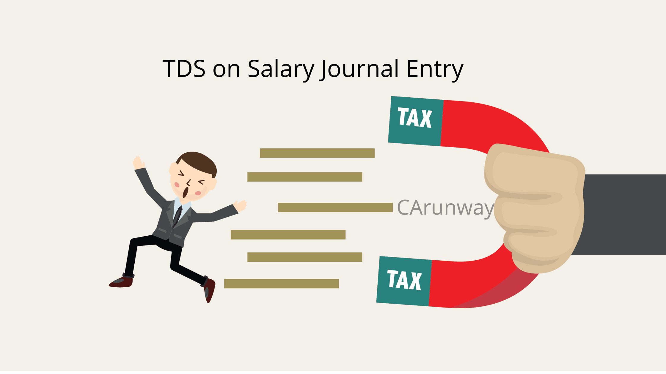 TDS On Salary Journal Entry CArunway