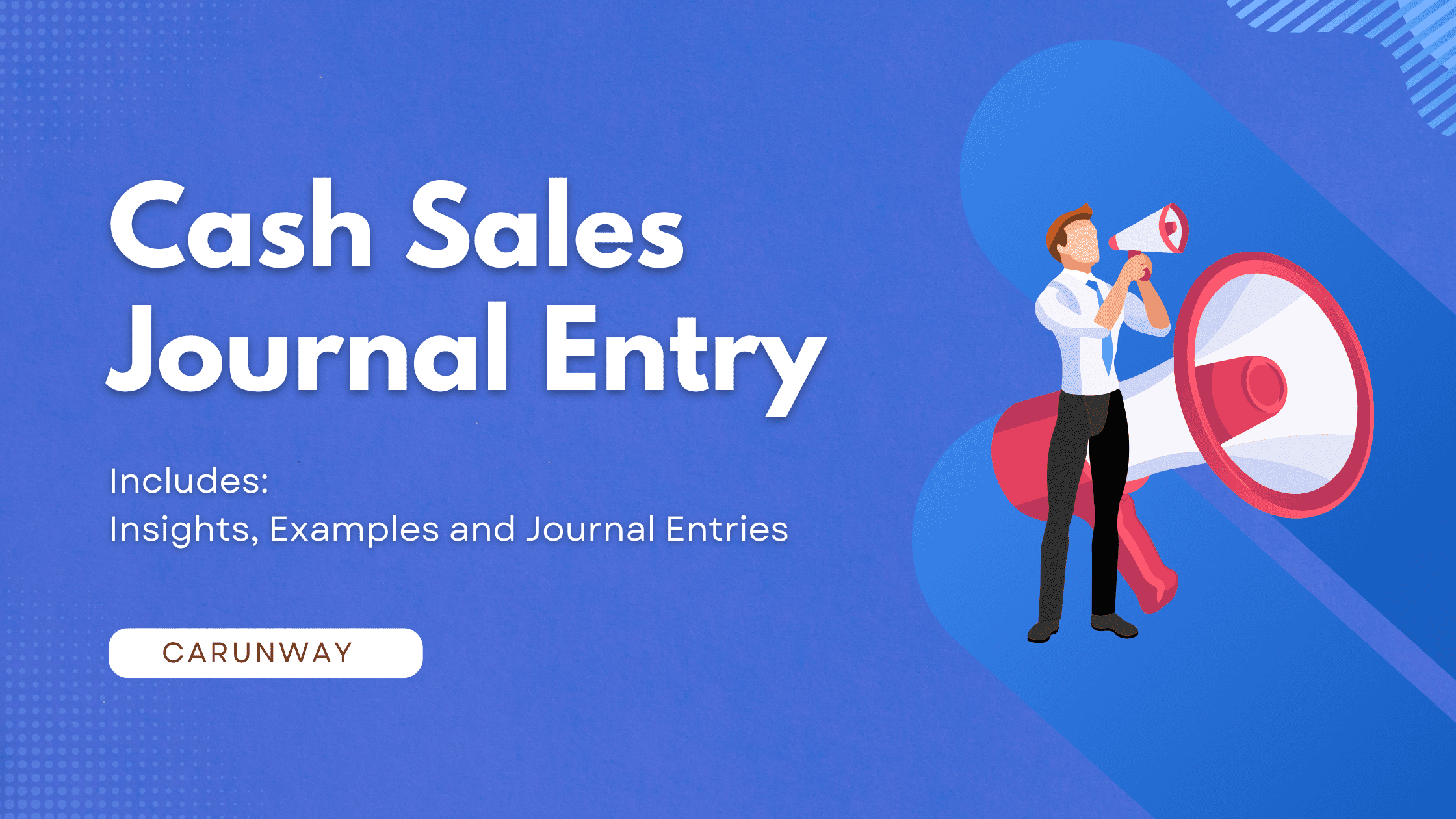 Cash Sales Journal Entry CArunway Cash Sales Journal Entry CArunway