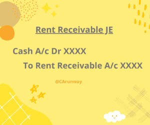 Rent Receivable Journal Entry - CArunway